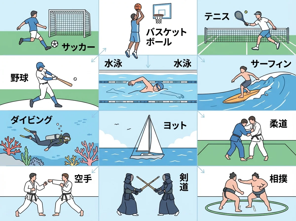 日語運動與健身 - 運動項目、健身用語 | mins Dream